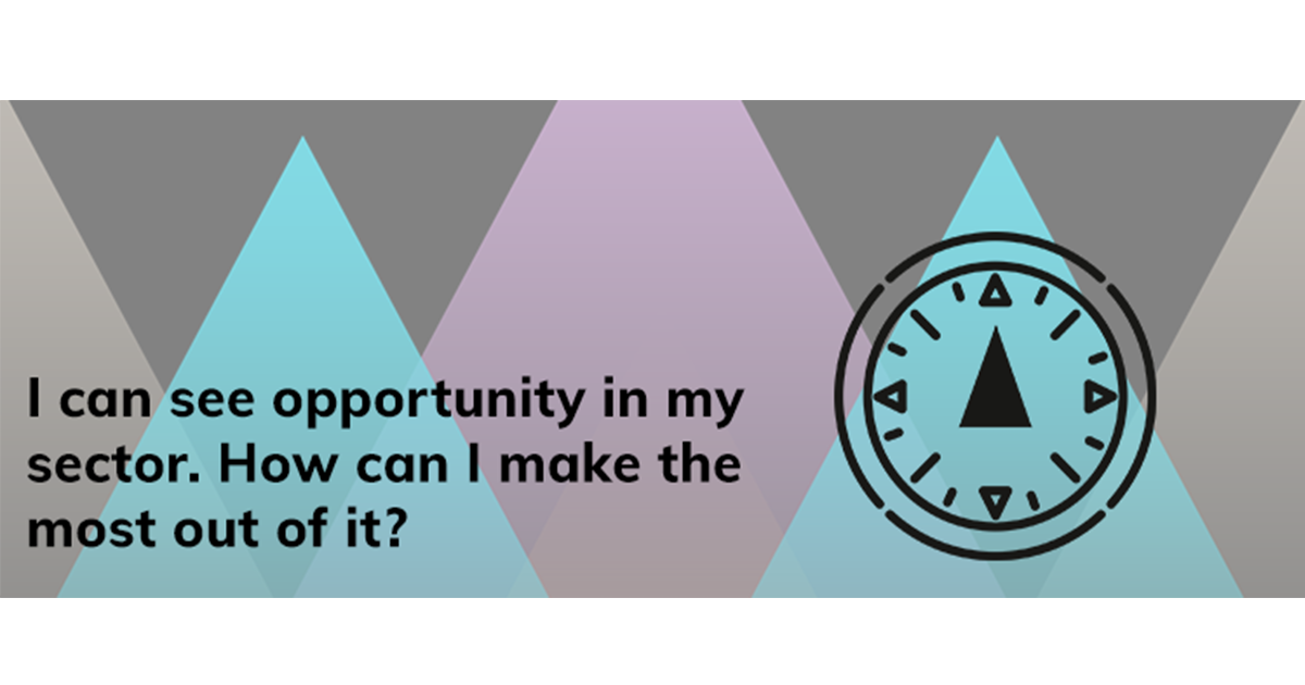 I can see opportunity in my sector. How can I make the most out of it ...